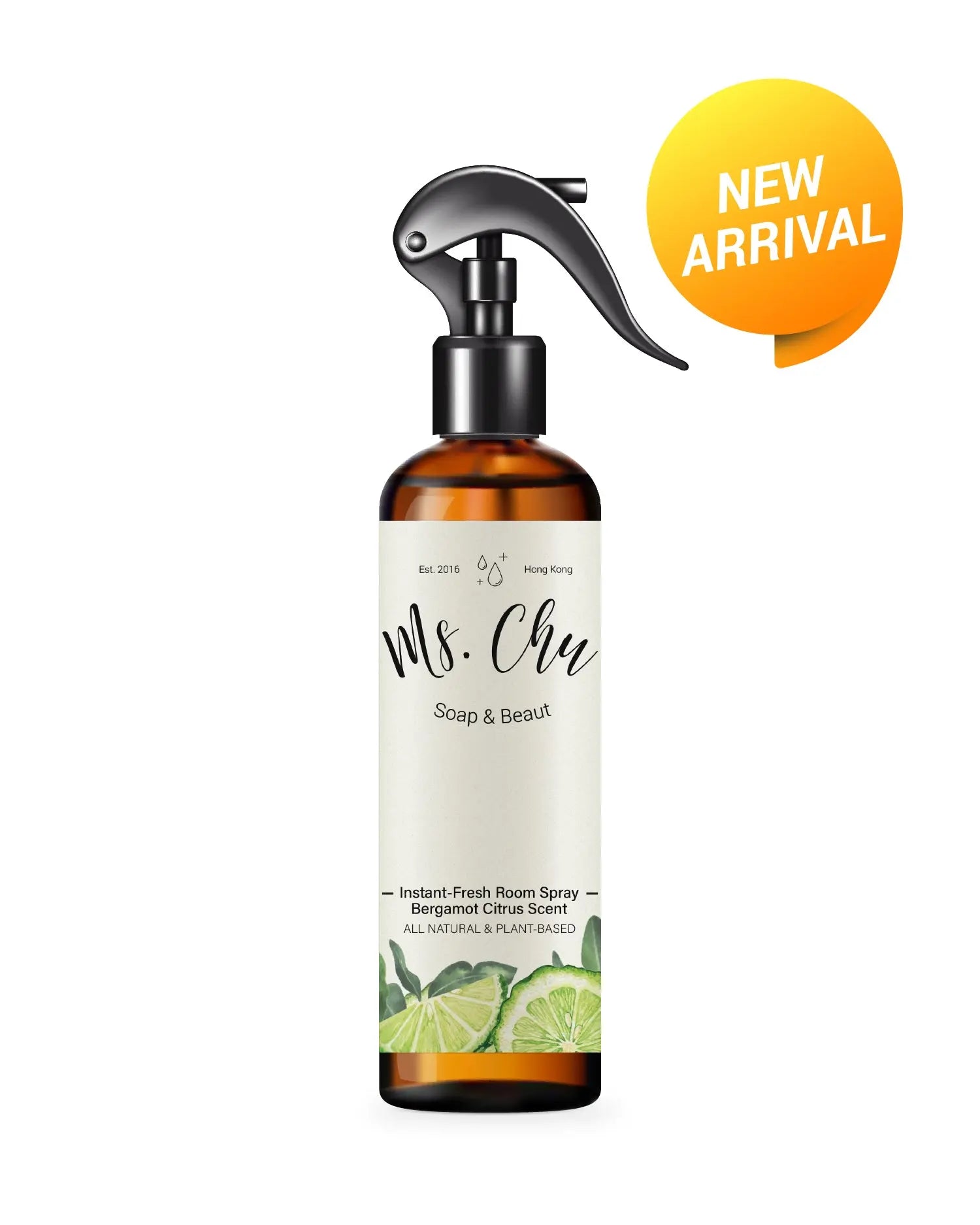 Instant-Fresh Room Spray (Bergamot Citrus Scent) - Ms. Chu Soap